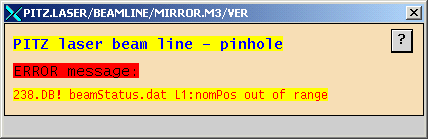 GUI LBL Standard window: MIRROR